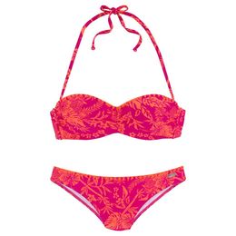 Venice Beach Bikini Damen Gr&ouml;&szlig;e XS orange / dunkelpink