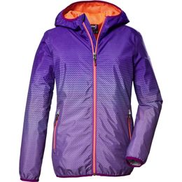 Killtec® Funktionsjacke, Kapuze, wasserdicht, für Kinder, lila, 152