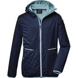 Killtec® Funktionsjacke, Kapuze, wasserdicht, für Kinder, blau, 140