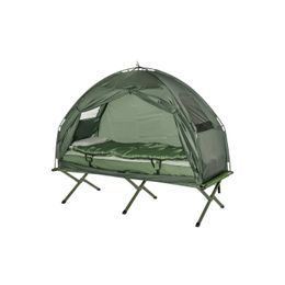 Outsunny Faltzelt Campingbett 4 in 1 Set