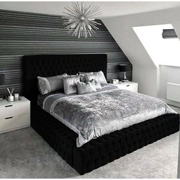JVmoebel Bett Doppel Betten Schlafzimmer Polster Design Luxus Sofort (1-tlg)