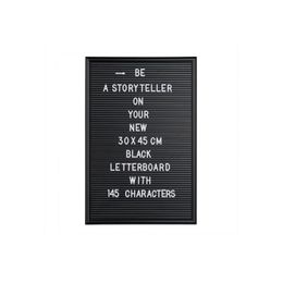 Relaxdays Memoboard Letterboard 30 x 45 cm