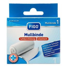 FIGO Bandage Mullbinde einzeln 6cm x 4m (Set