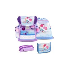 Belmil Rucksack Rucksack ergonomisches Schulranzen-Set 4-teilig "Beautiful Mermaid"