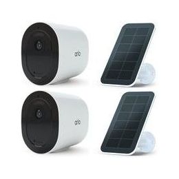 ARLO Go 2 LTE Kamera 2er-Set + Solar Ladegerät 2er-Set