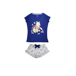 Disney Schlafanzug Winnie der Puuh Damen Pyjama Set Shirt plus Shorts Gr. S bis XL