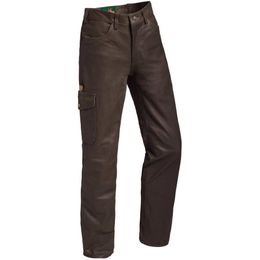 La Chasse® Lederhose Jagd Lederhose aus Büffelleder mit Beintasche Herren strapazierfähig