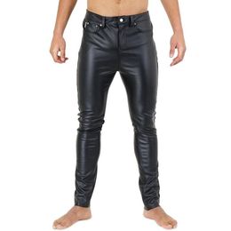 Lederhose Bockle® F-Skinny STRETCH Kunstlederhose Herren Lederhose Lederjeans Skinny Jeans