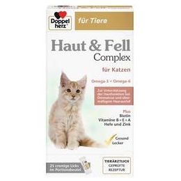 Queisser Doppelherz für Tiere Haut&Fell Compl.Port.B.f.Kat. 25 St