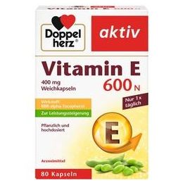 Queisser Doppelherz Vitamin E 600 N Weichkapseln 80 St