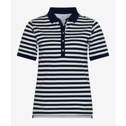 Brax Damen Poloshirt Style CLEO, Blau, Gr. 34