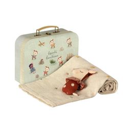 Maileg - Baby-Geschenk-Set RUSTY 3-teilig in natur/rostrot