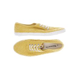 Tamaris Damen Sneakers, gelb, Gr. 38