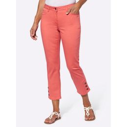 7/8-Jeans Casual Looks Gr. 42, Normalgrößen, orange (koralle) Damen Jeans Ankle 7/8