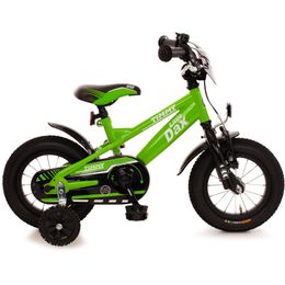Kinderfahrrad Bachtenkirch "Kinderfahrrad - "Little-Dax TIMMY", grün/schwarz" Fahrräder Gr. 21 cm, 12,5 Zoll (31,75 cm), grün Kinder Kinderfahrräder