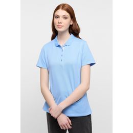Poloshirt Eterna "REGULAR FIT" Gr. 48, blau (hellblau) Damen Shirts Jersey