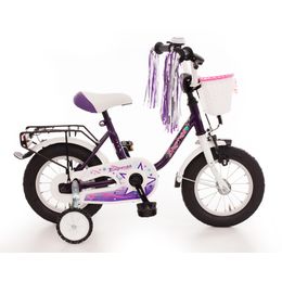 Kinderfahrrad Bachtenkirch "Empress" Fahrräder Gr. 23 cm, 12,5 Zoll (31,75 cm), lila Kinder Kinderfahrräder