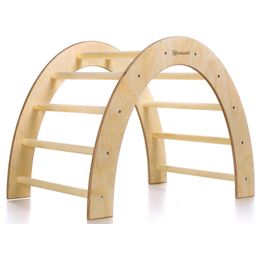 Klettergerüst BABYGO "Woodland Kletterbogen Arch, natur" Klettergerüste Gr. B/H: 52 cm x 60 cm, beige (natur) Kinder Ab 3-5 Jahren Made in Europe