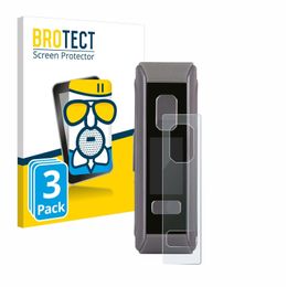 BROTECT Displayschutzglas Schutzglas für GeekVape Aegis Max2 / Max100, 3 Stück, Schutzfolie Display Schutz Glas Folie matt, weiß
