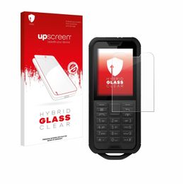 upscreen Displayschutzglas Schutzglas für Nokia 800 Tough, Schutzfolie Display Schutz Glas Folie klar, weiß