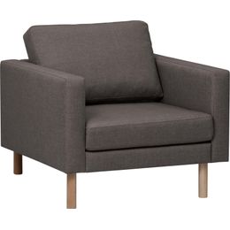 Sessel GEPADE Gr. Flachgewebe, B/H/T: 85 cm x 80 cm x 87 cm, grau Einzelsessel Lounge-Sessel Lounge-Gartenmöbel Sessel