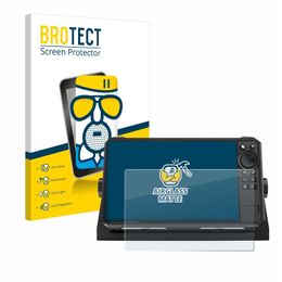 BROTECT Displayschutzglas Schutzglas für Lowrance HDS 9 Live Echolot, Schutzfolie Display Schutz Glas Folie matt, weiß