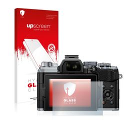 upscreen Displayschutzglas Schutzglas für Olympus OM-D E-M5 Mark III, Schutzfolie Display Schutz Glas Folie klar, weiß