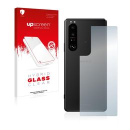 upscreen Displayschutzglas Schutzglas für Sony Xperia 5 III (Rückseite), Schutzfolie Display Schutz Glas Folie klar, weiß