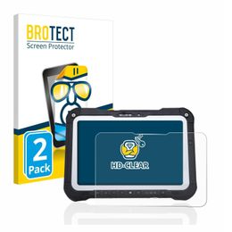 BROTECT Displayschutzfolie Schutzfolie für Panasonic Toughbook FZ-G2, 2 Stück, 2 Stück, Displayschutz Schutz Folie Klar Transparent, weiß