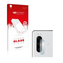 upscreen Displayschutzglas Schutzglas für Sony Xperia 5 (NUR Kameraschutz), Schutzfolie Display Schutz Glas Folie klar, weiß