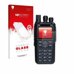 upscreen Displayschutzglas Schutzglas für AnyTone AT-D878UV Plus, Schutzfolie Display Schutz Glas Folie klar, weiß