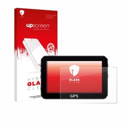 upscreen Displayschutzglas Schutzglas für 17.8 cm (7 Zoll) [154.8 x 87 mm], Schutzfolie Display Schutz Glas Folie klar, weiß