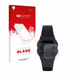 upscreen Displayschutzglas Schutzglas für Casio W-800H-1AVES, Schutzfolie Display Schutz Glas Folie klar, weiß