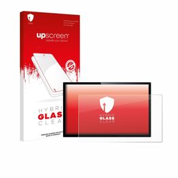 upscreen Displayschutzglas Schutzglas für 17.8 cm (7 Zoll) [154.8 x 87 mm], Schutzfolie Display Schutz Glas Folie klar, weiß
