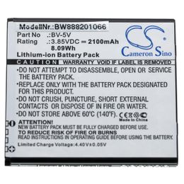 vhbw passend für Nokia 1 TA-1047 Mobilfunk (2100 mAh, 3,85 V, Li-Ion) Smartphone-Akku Li-Ion 2100 mAh, schwarz