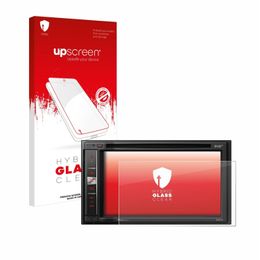 upscreen Displayschutzglas Panzerglasfolie für Pioneer AVIC-F980DAB, Schutzglas Glasfolie klar, weiß