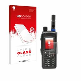 upscreen Displayschutzglas Panzerglasfolie für Motorola MTP-6550, Schutzglas Glasfolie klar, weiß