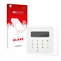 upscreen Displayschutzglas Schutzglas für SumUp Air, Schutzfolie Display Schutz Glas Folie klar, weiß