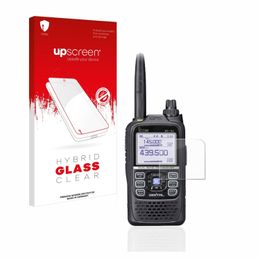 upscreen Displayschutzglas Schutzglas für Icom ID-51E Plus 2, Schutzfolie Display Schutz Glas Folie klar, weiß