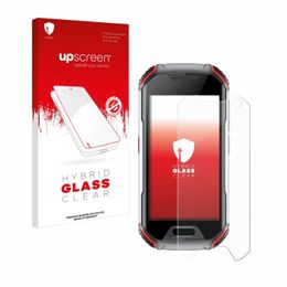 upscreen Displayschutzglas Schutzglas für Unihertz Atom L, Schutzfolie Display Schutz Glas Folie klar, weiß