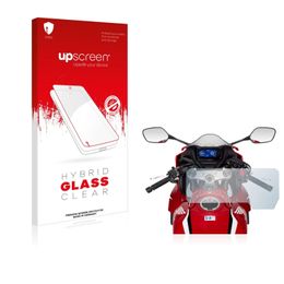 upscreen Displayschutzglas Schutzglas für Honda CBR650R 2019-2021, Schutzfolie Display Schutz Glas Folie klar, weiß