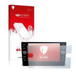 upscreen Displayschutzglas Schutzglas für Volkswagen Tiguan R-Line TDI 2020 Discover Media 8" 2020, Schutzfolie Display Schutz Glas Folie klar, weiß
