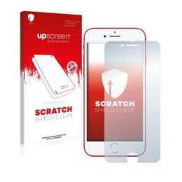 upscreen Displayschutzfolie Schutzfolie für Apple iPhone 7 Red, 1 Stück, Displayschutz Schutz Folie Klar Transparent, weiß