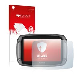 upscreen Displayschutzglas Schutzglas für TomTom Rider 500, Schutzfolie Display Schutz Glas Folie klar, weiß