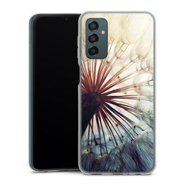 DeinDesign Handyhülle Pusteblume Fotografie Blumen Dandelion 1, Samsung Galaxy M13 4G Silikon Hülle Bumper Case Handy Schutzhülle, weiß