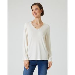 Pfeffinger Langarmshirt mit Spitze