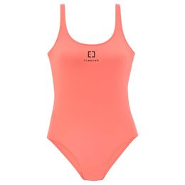 ELBSAND Swimsuit female Orange size 44