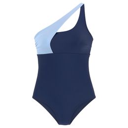 s.Oliver Badeanzug Damen Größe M/L navy / hellblau