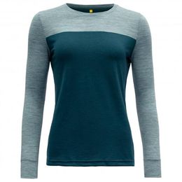 DEVOLD - Women's Norang Shirt - Merinolongsleeve Gr XL blau