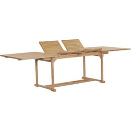 Ausziehbarer Gartentisch,Terrassentisch 180-280x100x75 cm Massivholz Teak vidaXL